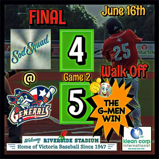 The Official Site of the Victoria Generals: News