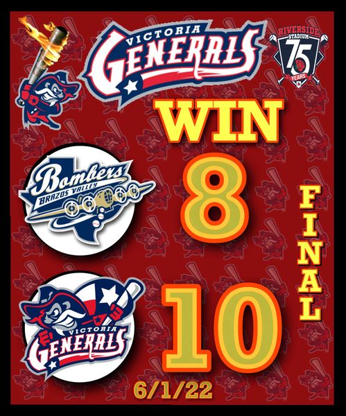 The Official Site of the Victoria Generals: News