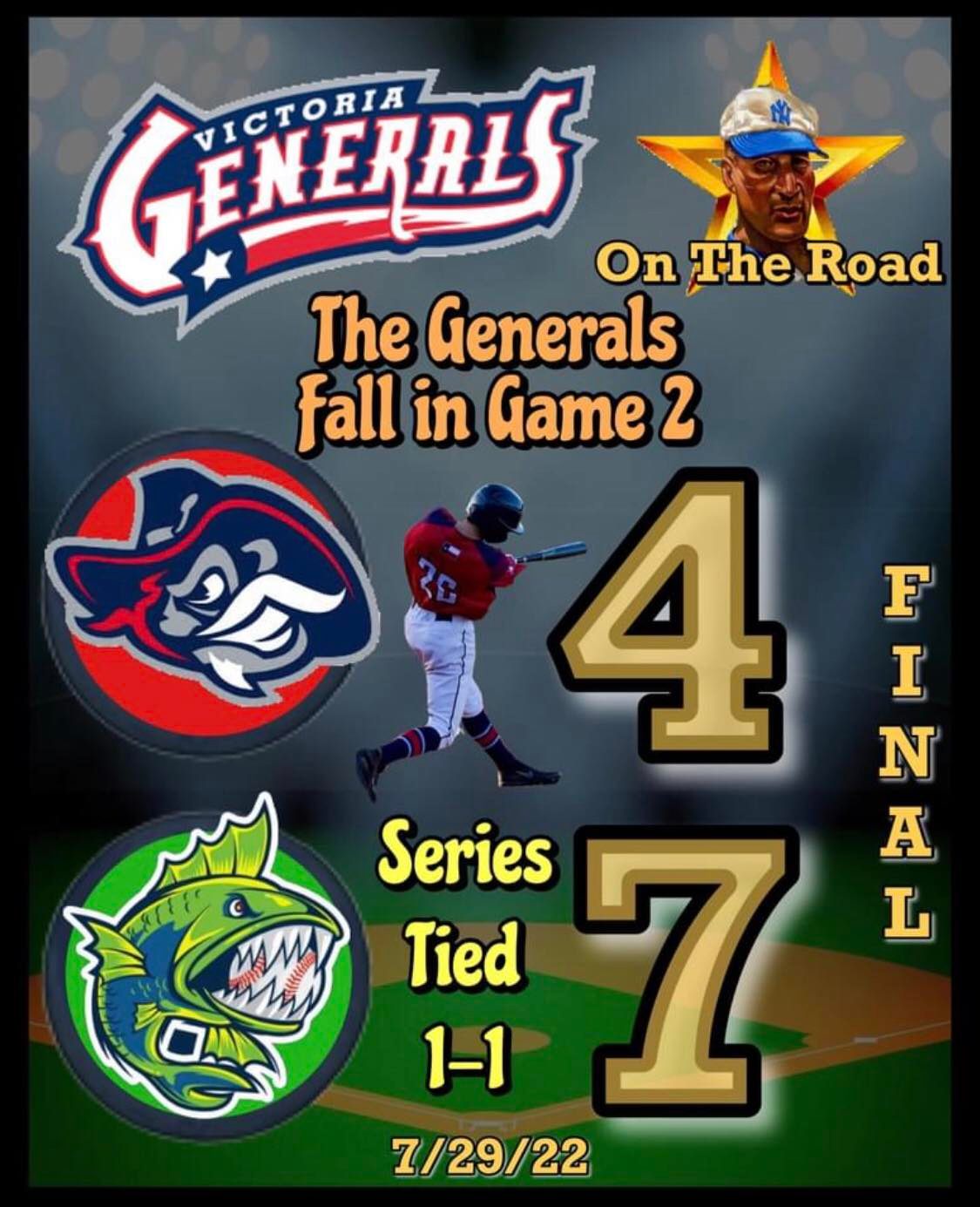 The Official Site of the Victoria Generals: News